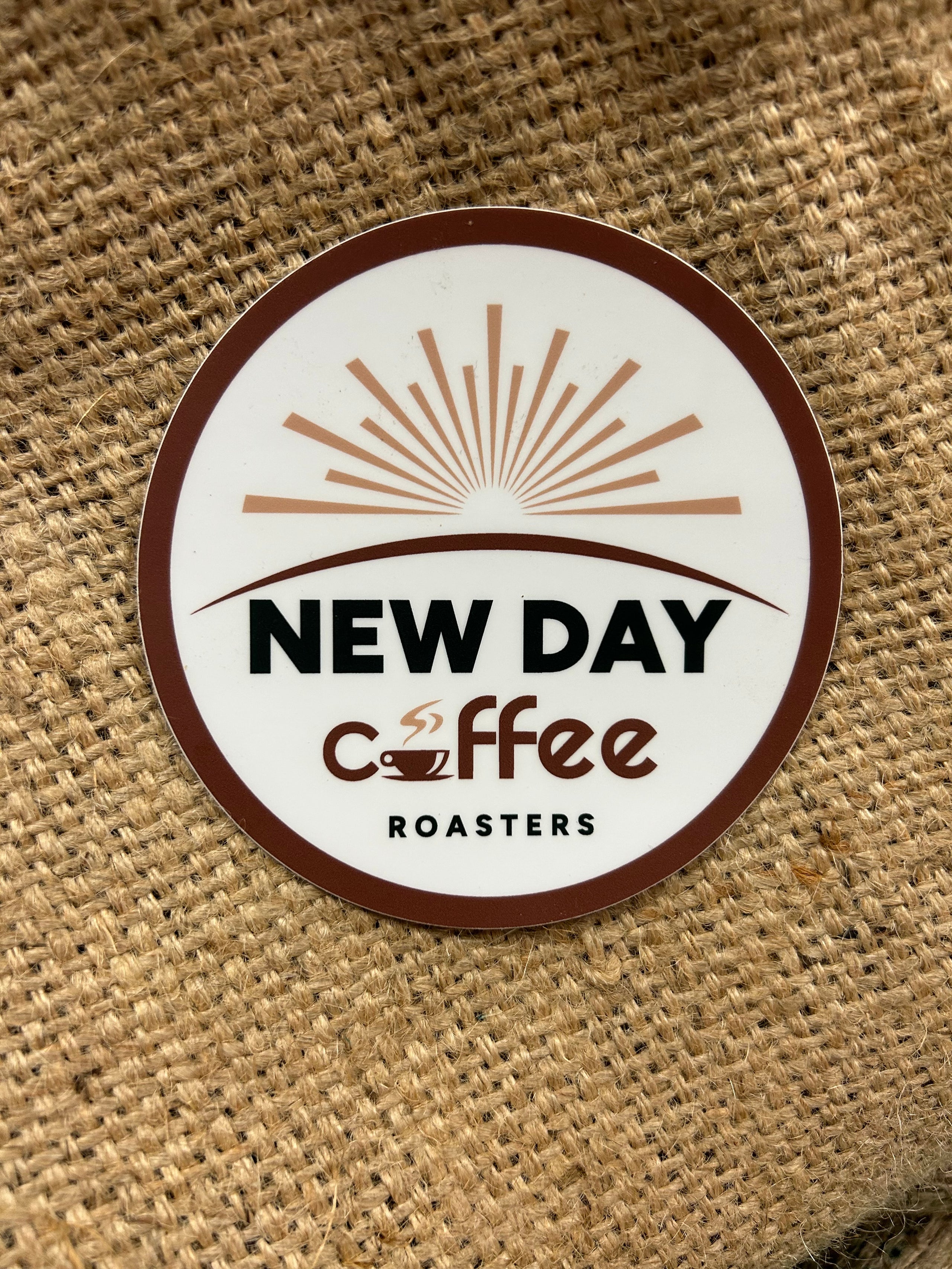 New Day Vinyl Sticker | New Day Coffee Roasters